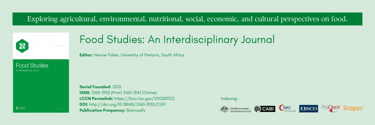 Journal | Food Studies Research Network